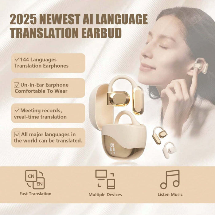 Wrongduck M62 Ai Translator Wireless Bluetooth Earbuds